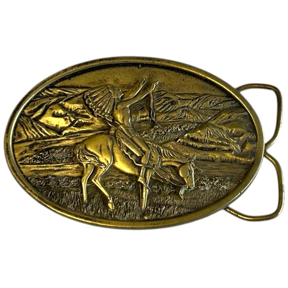 Bergamot | Accessories | Vintage 977 Bergamot Brass Works Chief Joseph ...